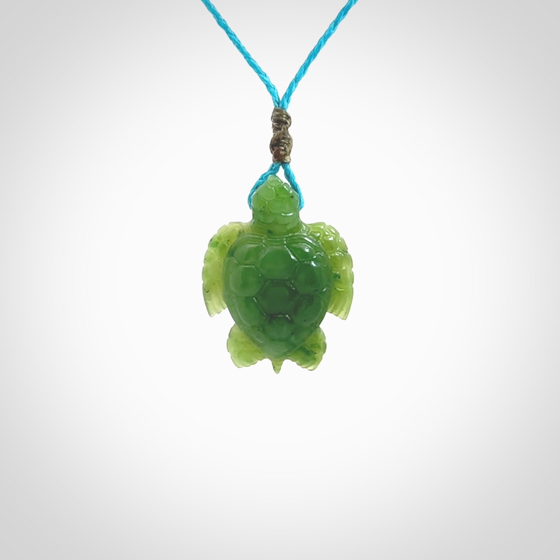 HAND MADE JADE TURTLE PENDANT. HAND CARVED JADE TURTLE NECKLACE. – NZ ...